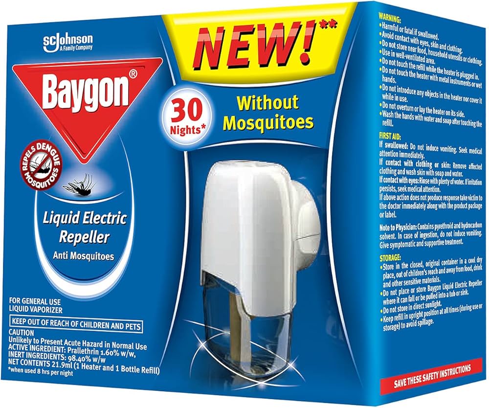 BAYGON LIQUID ELECTRIC REPELLER 21.9ML