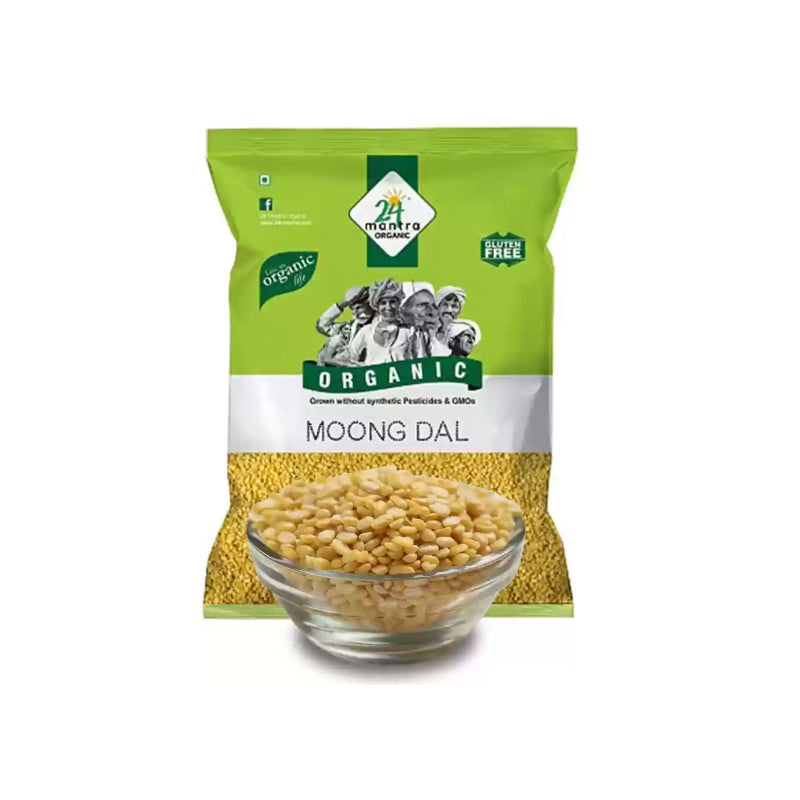 24 MANTRA ORGANIC MOONG DHAL 1KG