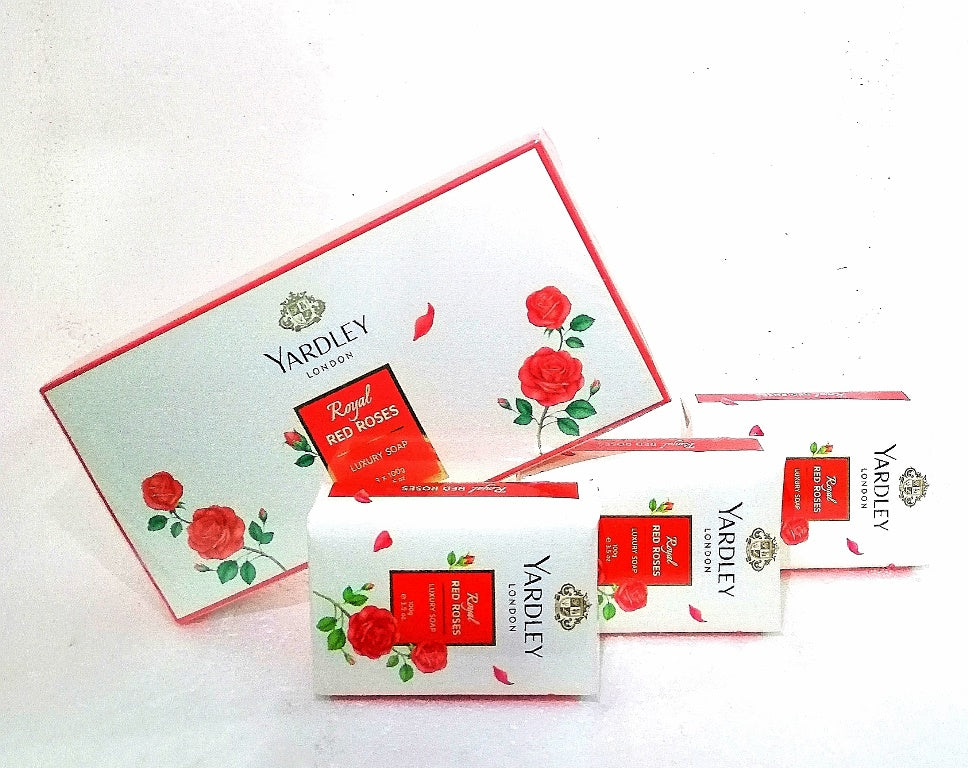 YARDLEY RED ROSE SOAP 3 X 100 GM