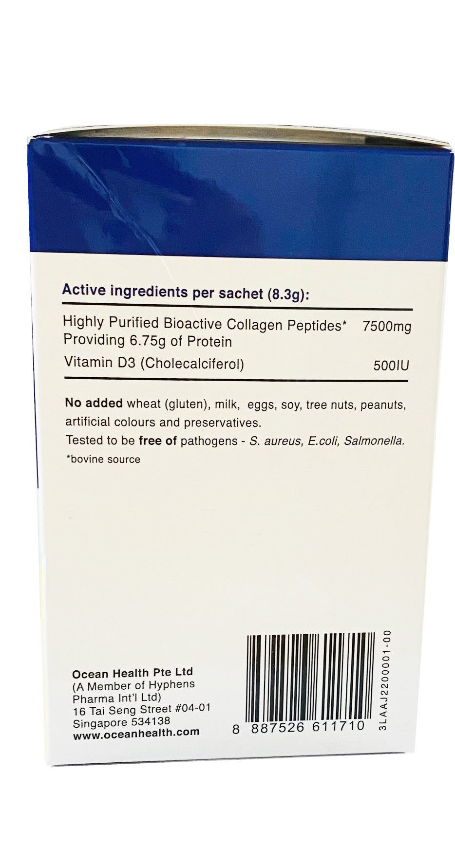 "OCEAN HEALTH" MUSCLE STRENGTH FORMULA 14 SACHETS