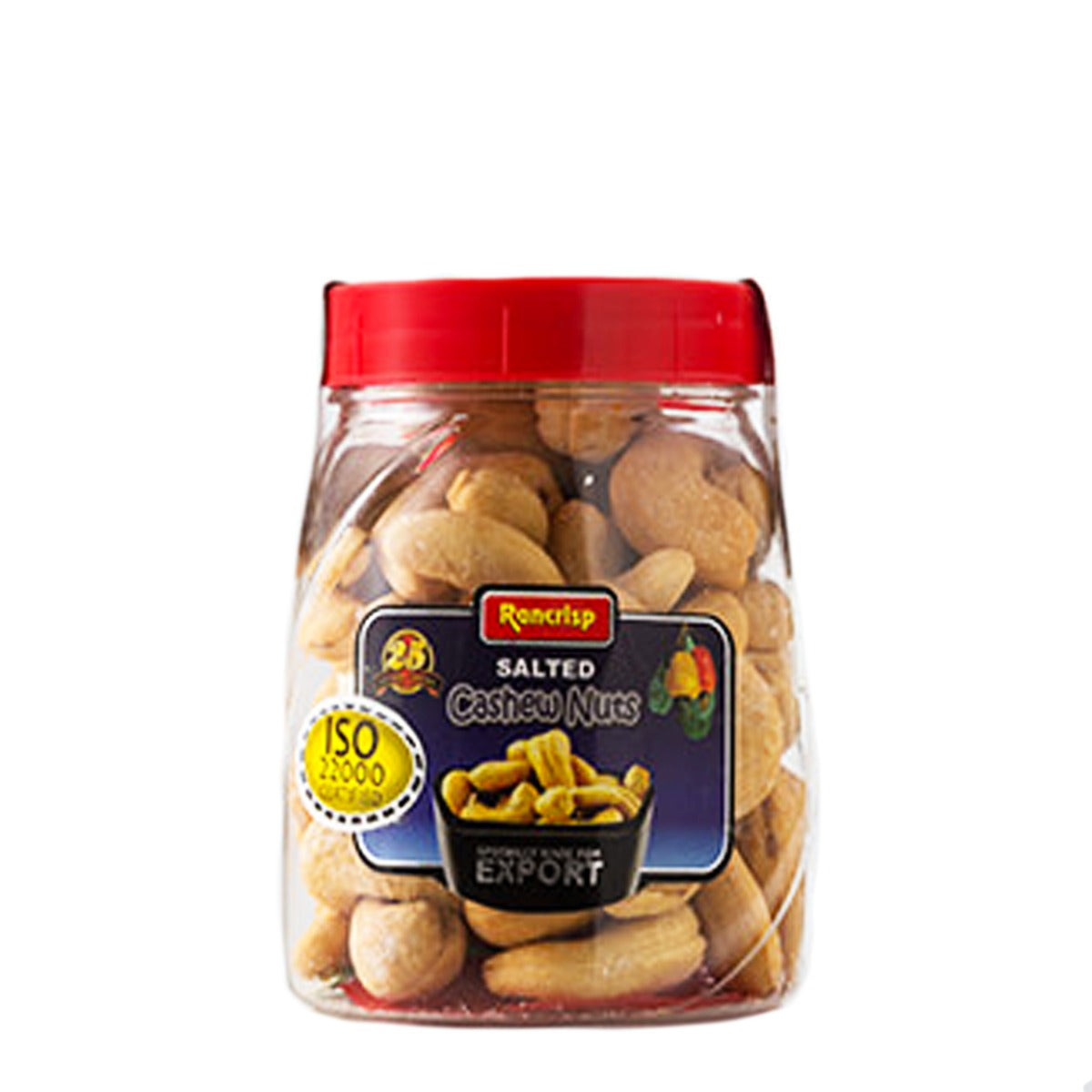 RANCRISP SALTED CASHEWNUTS 250GM