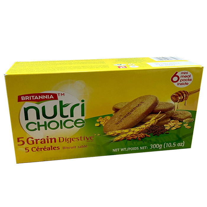 BRITANNIA NUTRI CHOICE 5 GRAIN BISCUITS 300 GM